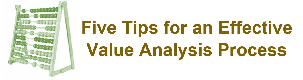 Five Tips for Effective Value Analysis – Biocents Solutions